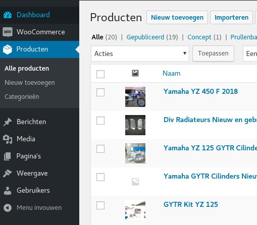 Handleiding WooCommerce Producten – Tedoc Web Management