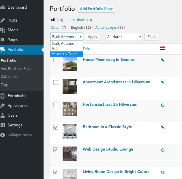 Handleiding Portfolio / vastgoed - Tedoc Web Management